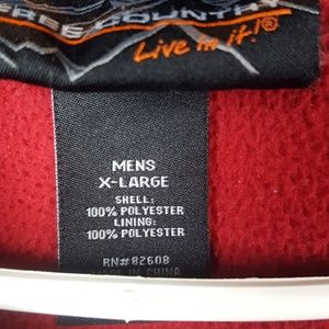 Free Country | Jackets & Coats | Free Country Red Fleece Zippered ...